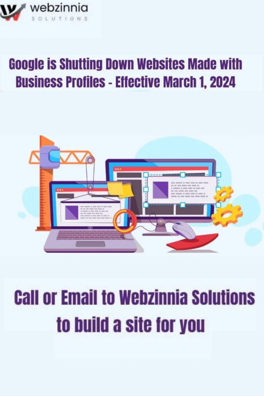 Google is shutting down websites made with Business Profiles ... Google is shutting down websites made with Business Profiles ...